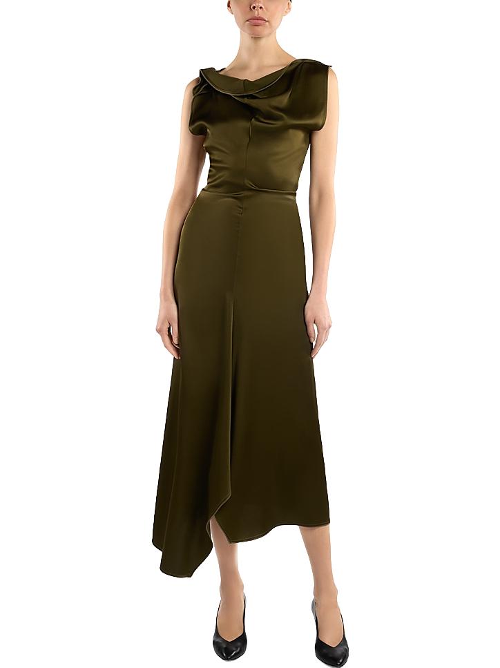 VICTORIA BECKHAM Victoria Beckham Draped Midi Dress
